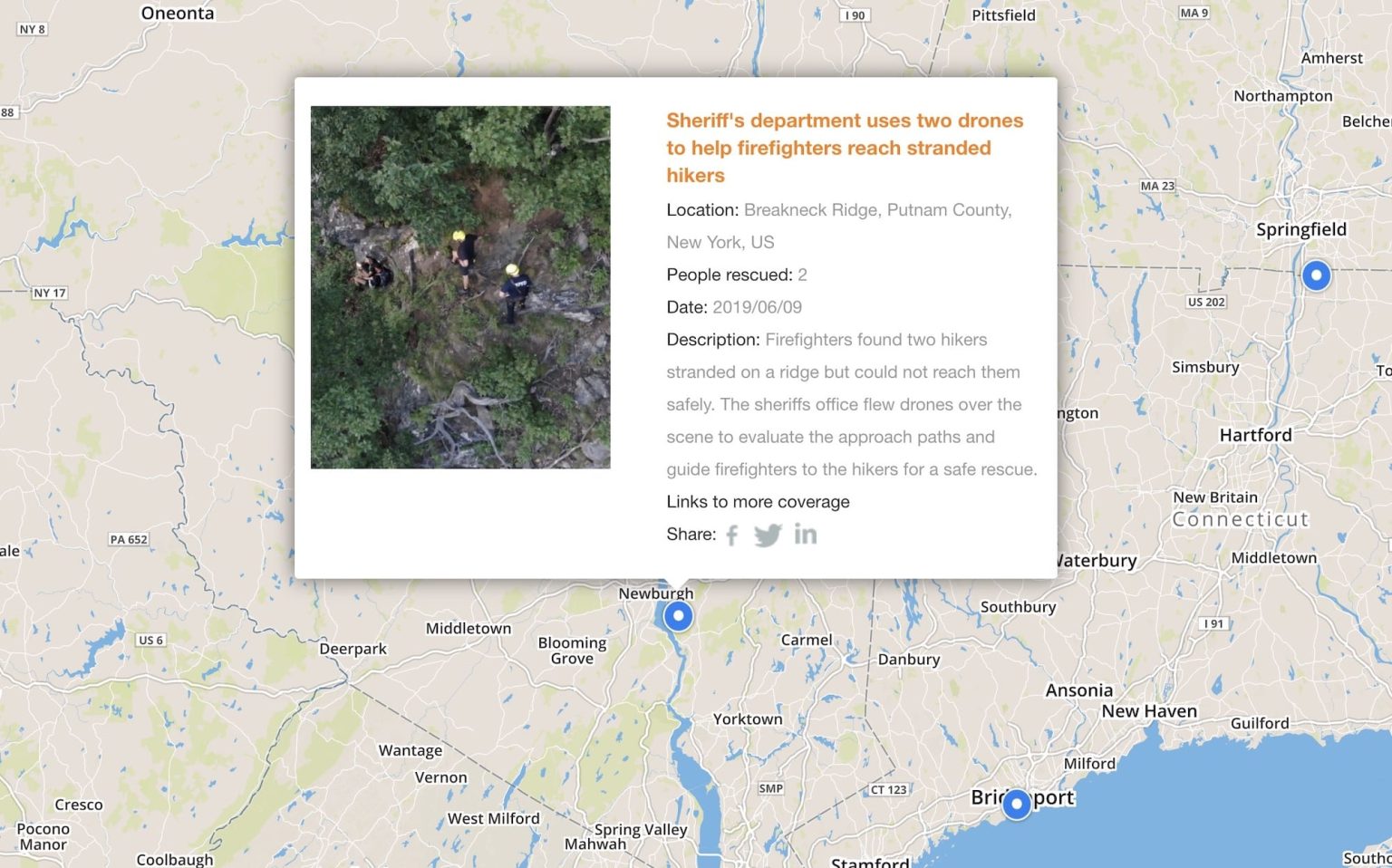 DJI Releases 'Drone-Assisted Rescues Worldwide' Map – DroneXL.co