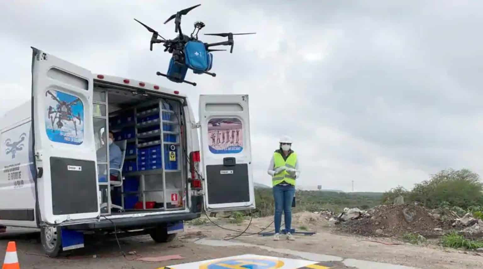 Facemasks Delivered By Drone To Hospitals In Mexico