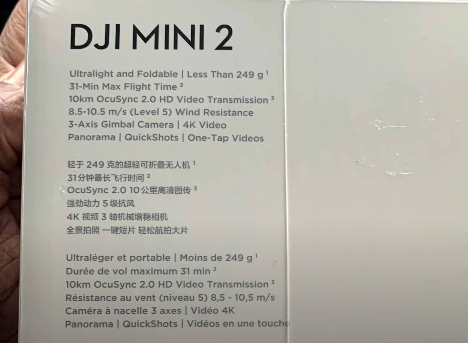 DJI Mini 2 Specifications - 4K And Ocusync 2.0