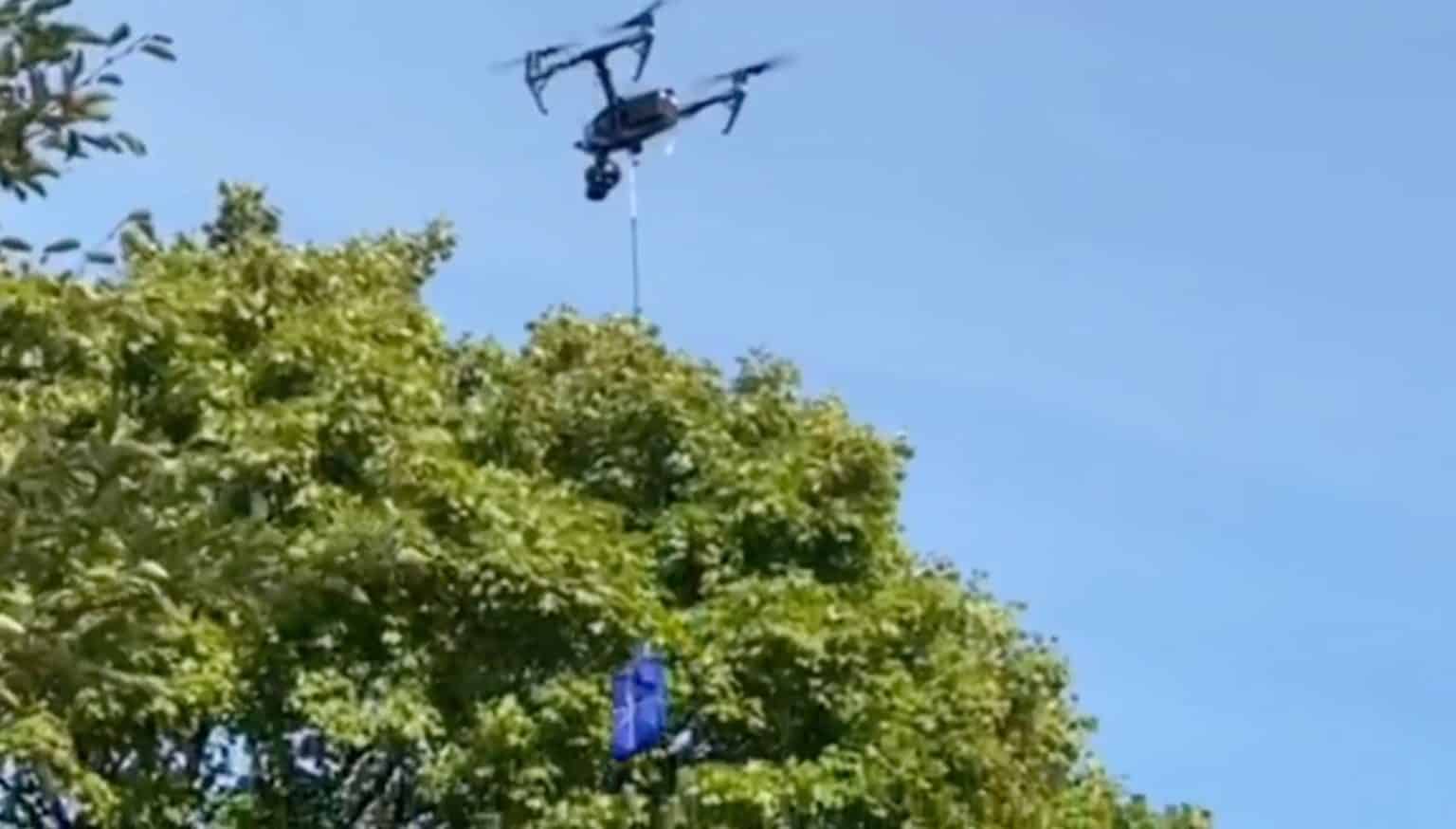 Walmart Delivers First COVID-19 Test Kit By Drone In New York