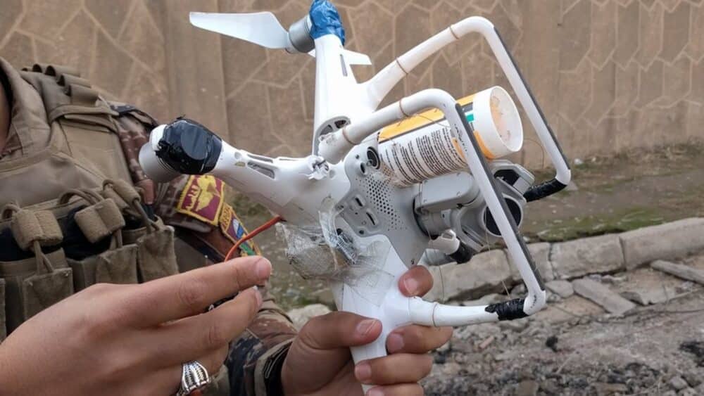 Watch A Modified DJI Drone Drop A Grenade On A Car In Ukraine With ...