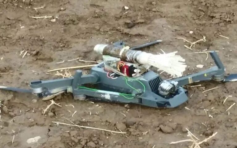 Watch A Modified DJI Drone Drop A Grenade On A Car In Ukraine With ...