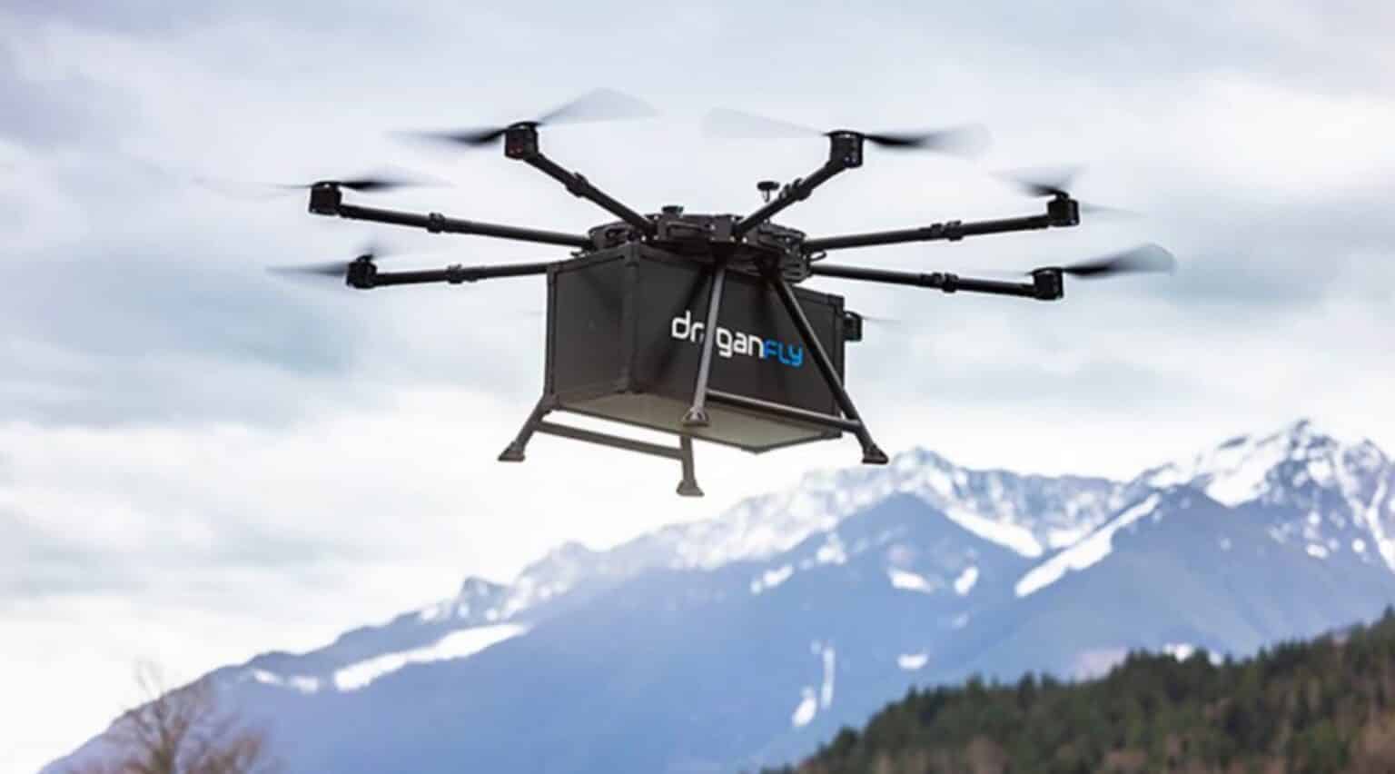 Draganfly Introduces Heavy Lift Cargo Drone 66 Lbs Payload