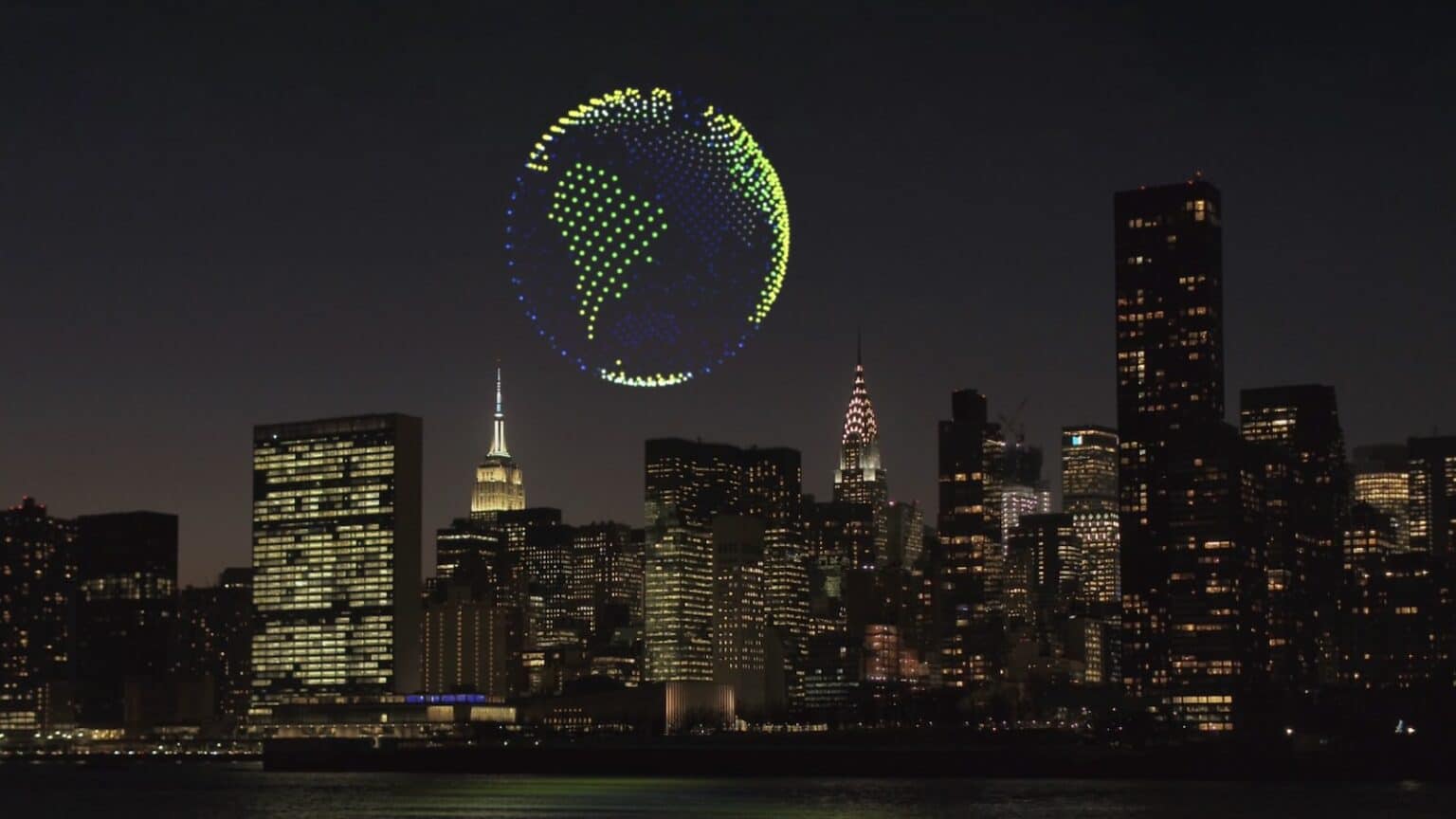 NYC's Sky To Sparkle With Massive Drone Show This Weekend