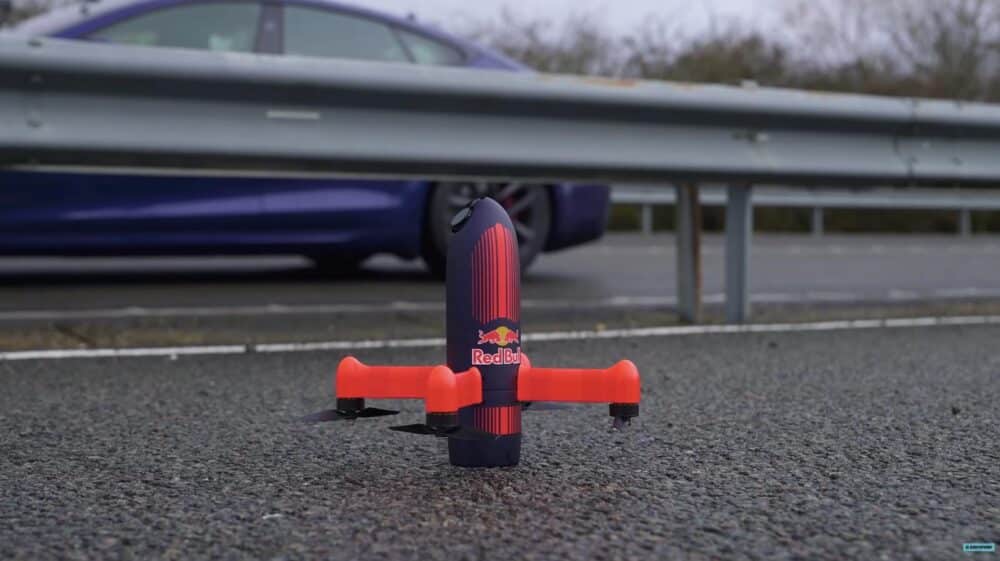 Tesla Model S Plaid Vs. The World's Fastest Camera Drone