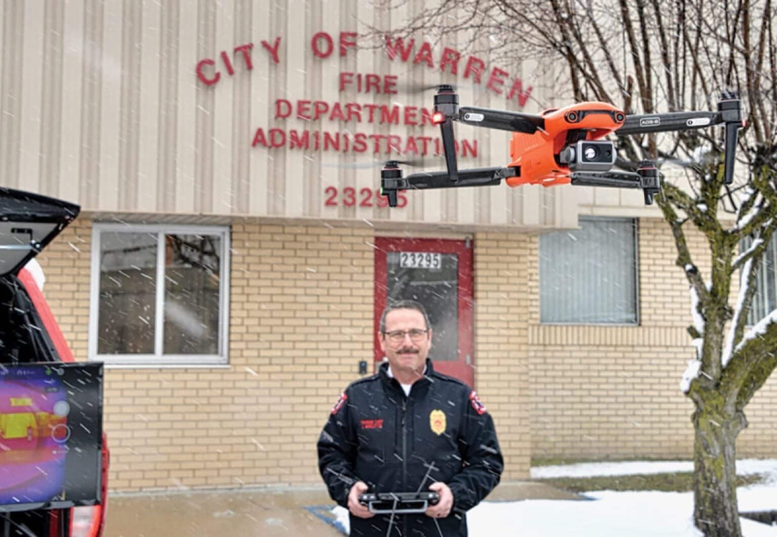 Warren Fire Department Emergency Response With Autel Drone