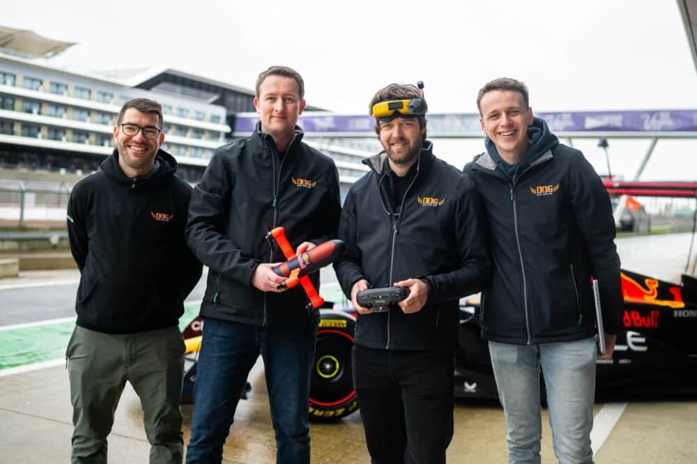 World's Fastest Camera Drone Vs F1 Car (ft. Max Verstappen)