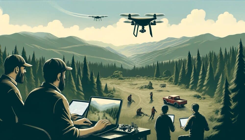 Iconic Drone Photo Of The Burnside Bridge Protest In Portland