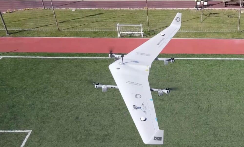 Bayraktar KALKAN Drone Unveiled At Ephesus Military Exercise