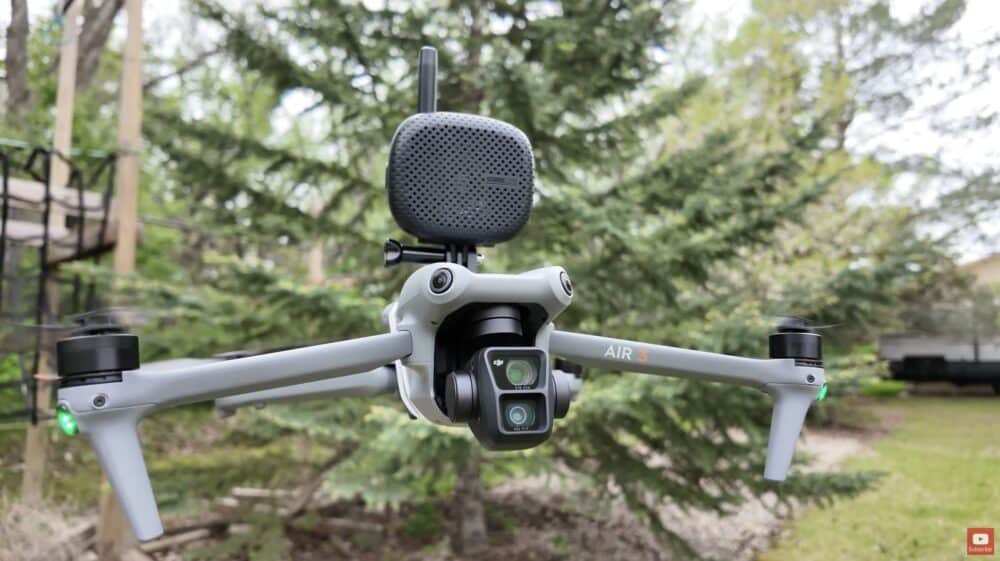 Feeling Stuck In Your Drone Flying Hobby? Mount A Speaker!