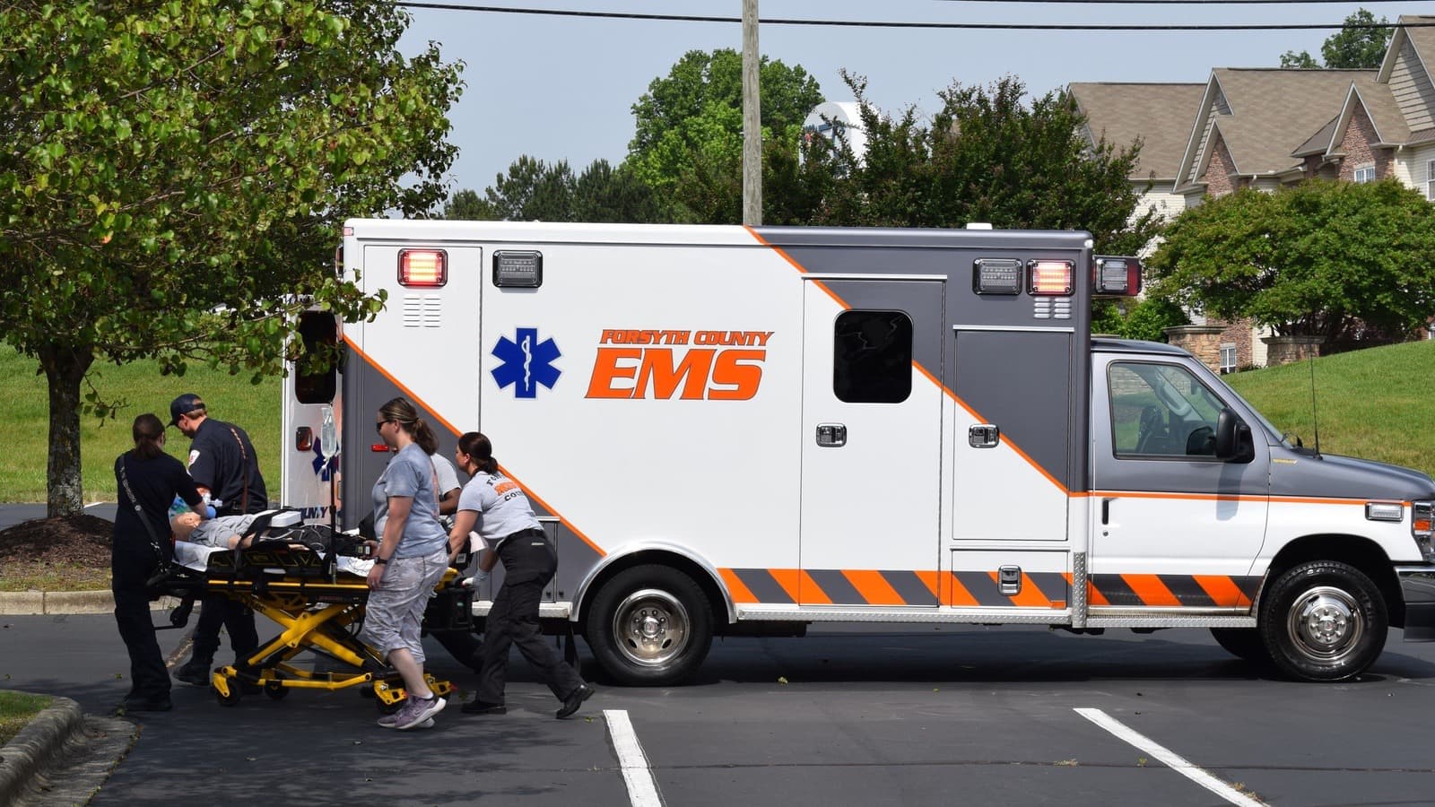 Forsyth County Shows Drone-Delivered AED In Simulated Emergency