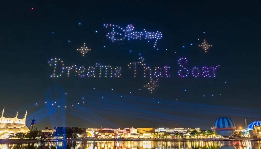 Disney's New Drone Show "Disney Dreams That Soar" Takes Flight