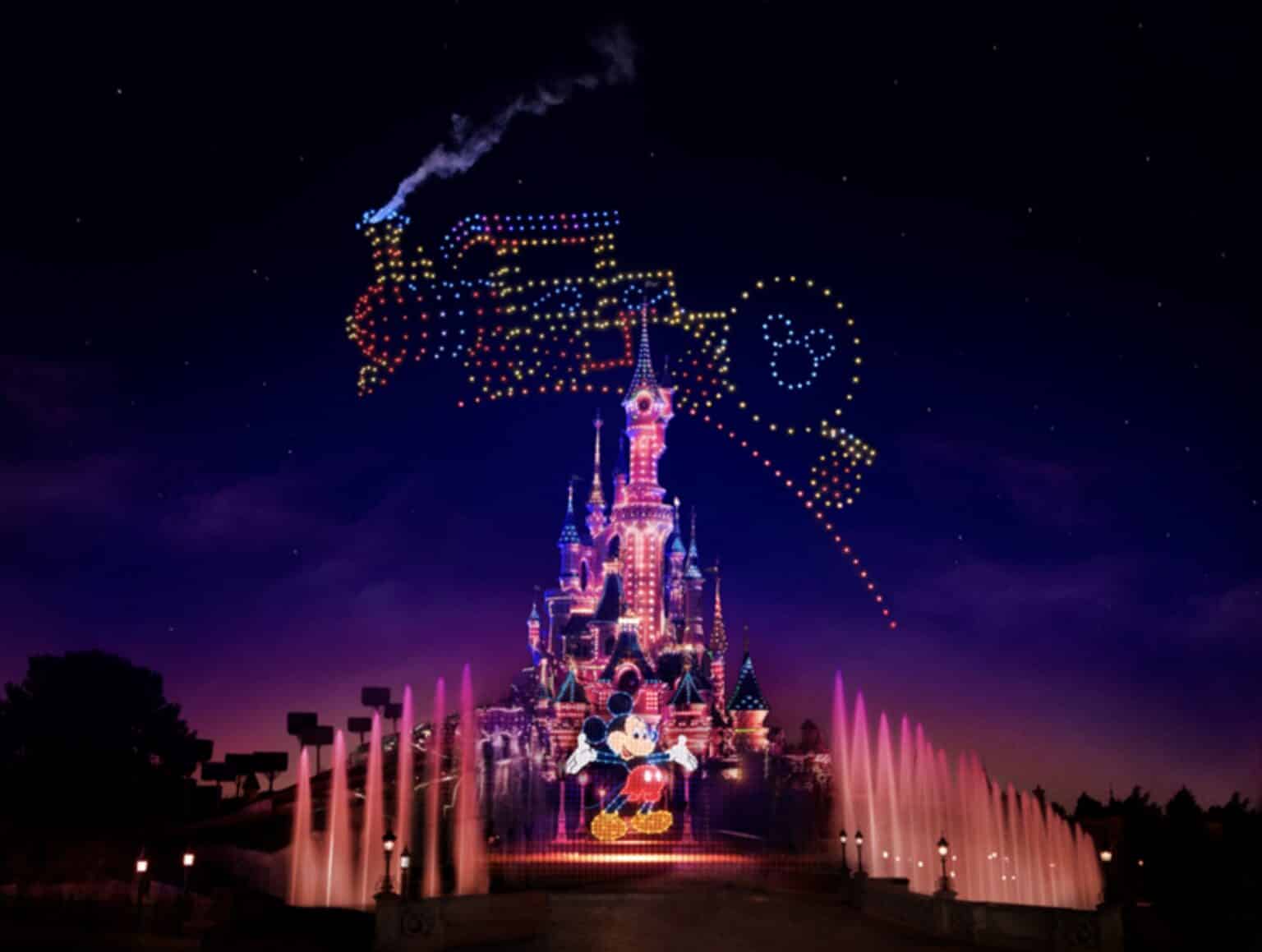 Disneyland Paris World Record Mickey Mouse Drone Display