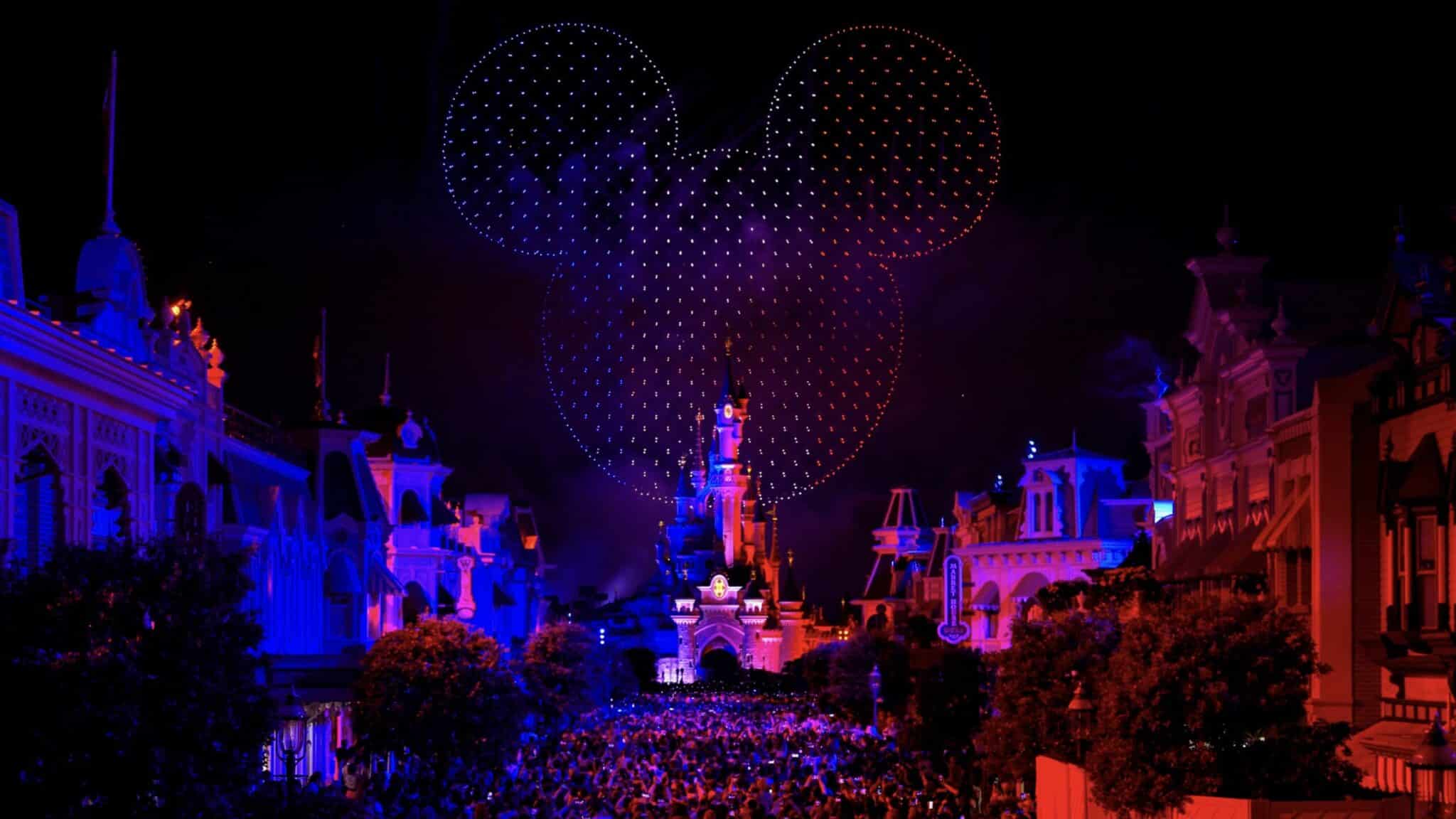 Disneyland Paris World Record Mickey Mouse Drone Display