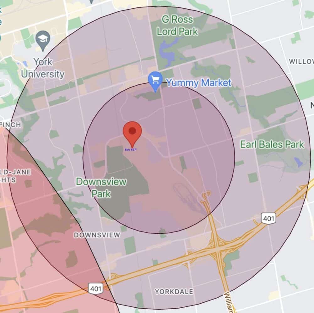 Drone Footage Shows MrBeast's Huge Reality TV Set In Toronto
