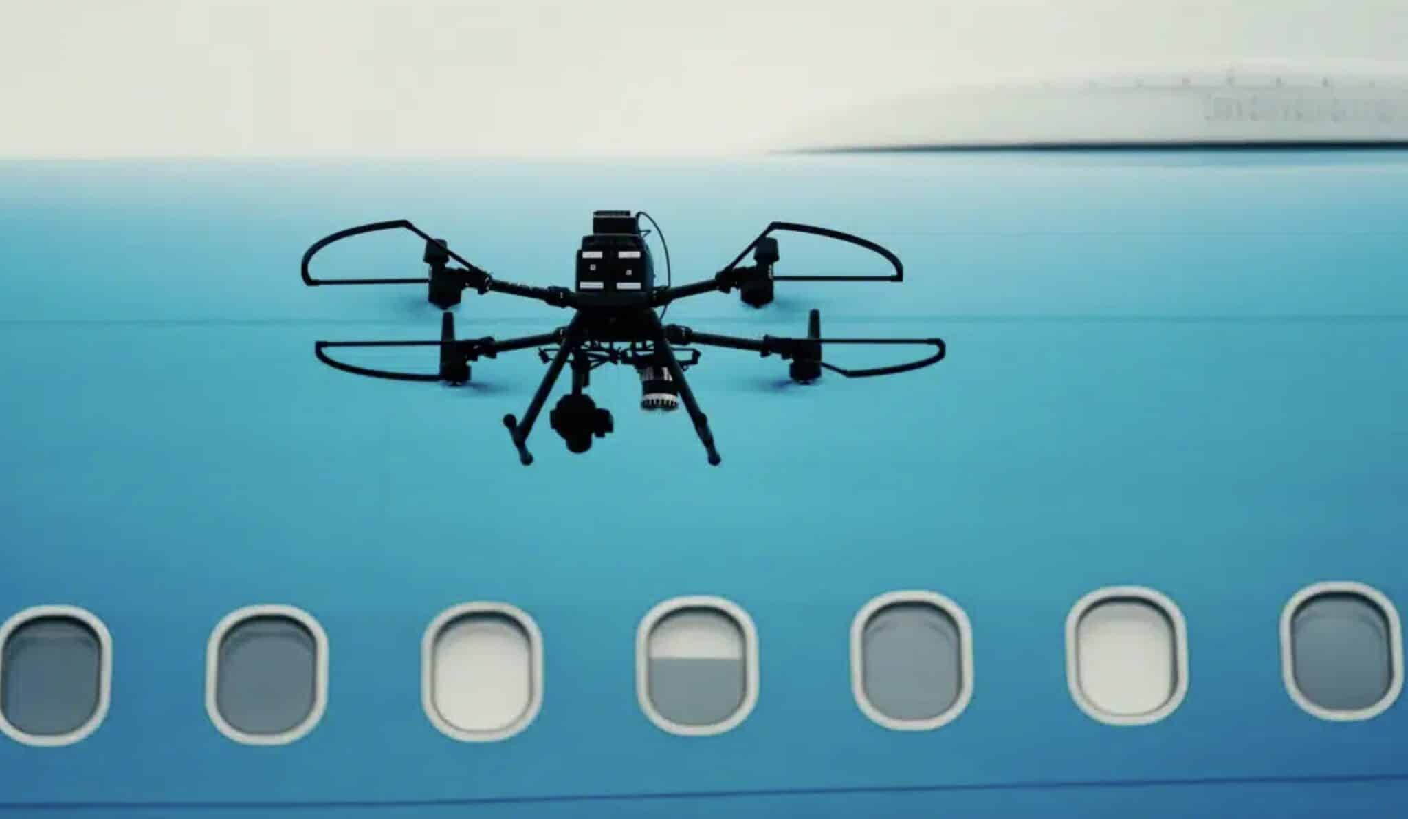 Drones Perform Aircraft Inspections At Schiphol Airport