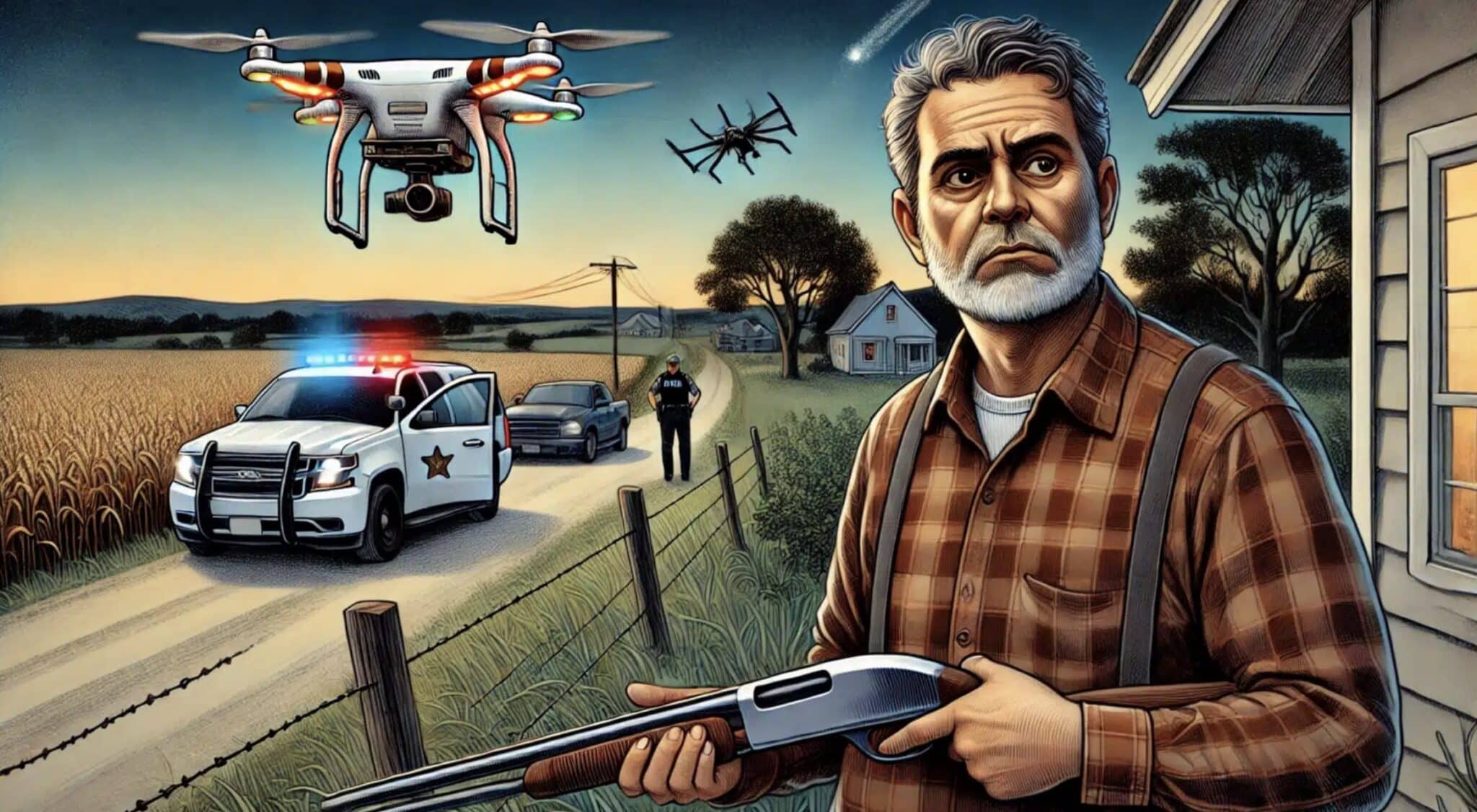Someone Shoots Down Your Drone, What Do You Do?