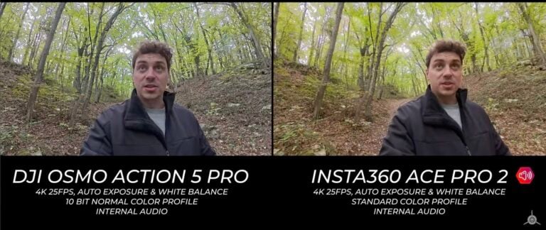 Insta360 Ace Pro 2 Vs DJI Osmo Action 5 Pro Comparison