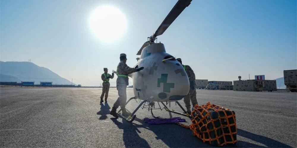 Cargo Drone Joins The Chinese Military In Training Exercise