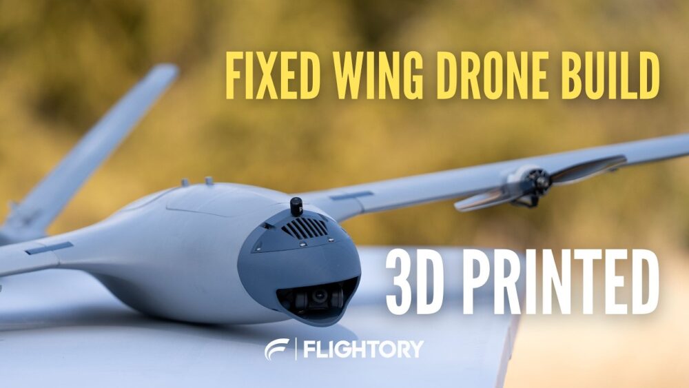 3D-Printed Stallion Drone Offers DIY Fixed-Wing Flight With Optional VTOL Capability