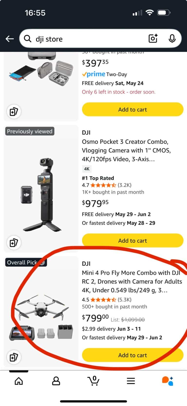 DJI Mini 4 Pro Fly More Combo Hits Record-Low Price Of $799 On Amazon