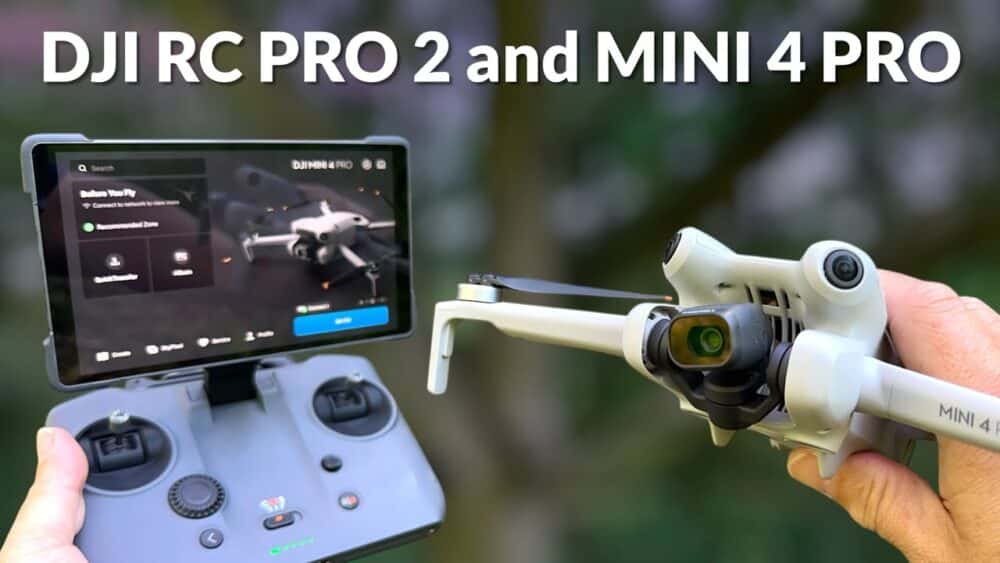 DJI RC Pro 2 And DJI Mini 4 Pro - First Flight