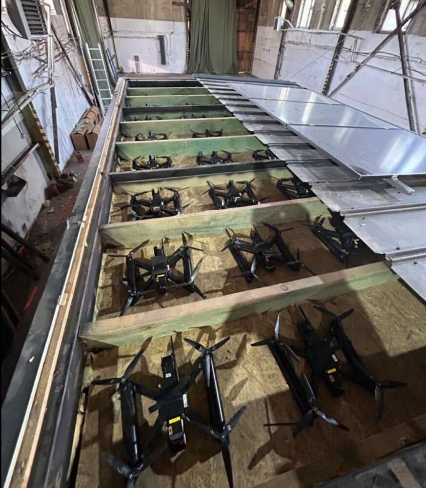 Ukraine’s “Spiderweb” Drone Operation Redefines Warfare, Signals Drone Tech Dominance