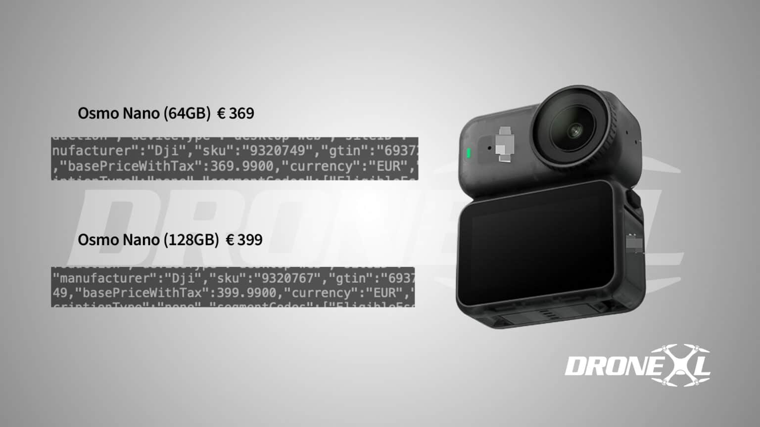 DJI Osmo Nano Fully Leaked By Webshop. Official Description, Specs And ...
