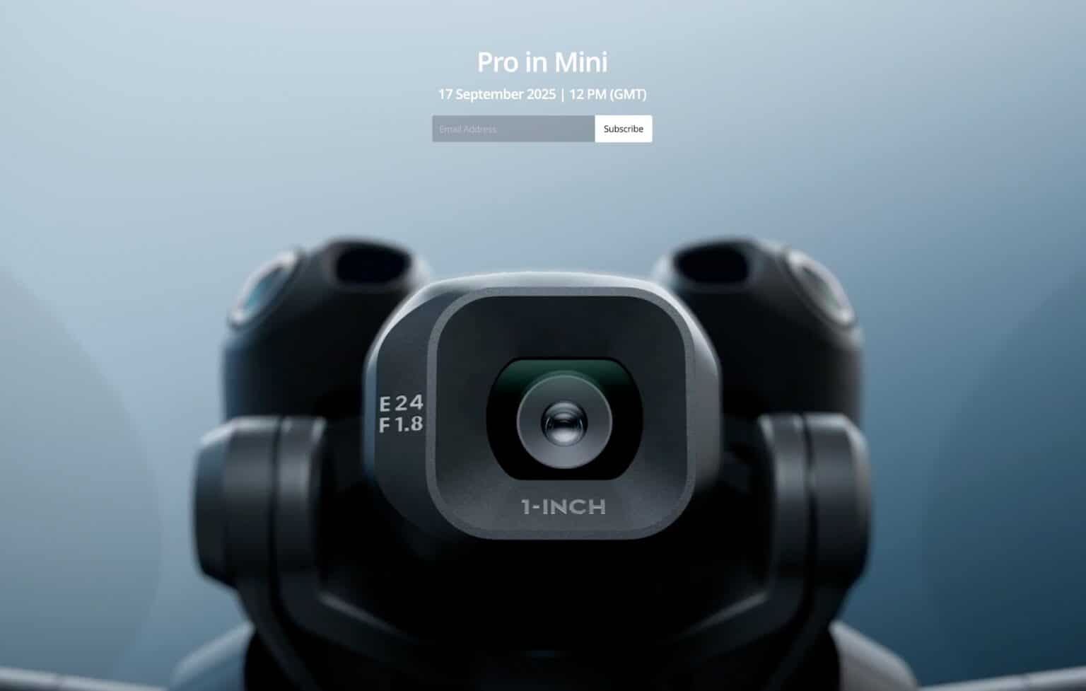 DJI Mini 5 Pro Teased With 1-inch Sensor; ‘Pro In Mini’ Launch Set For ...