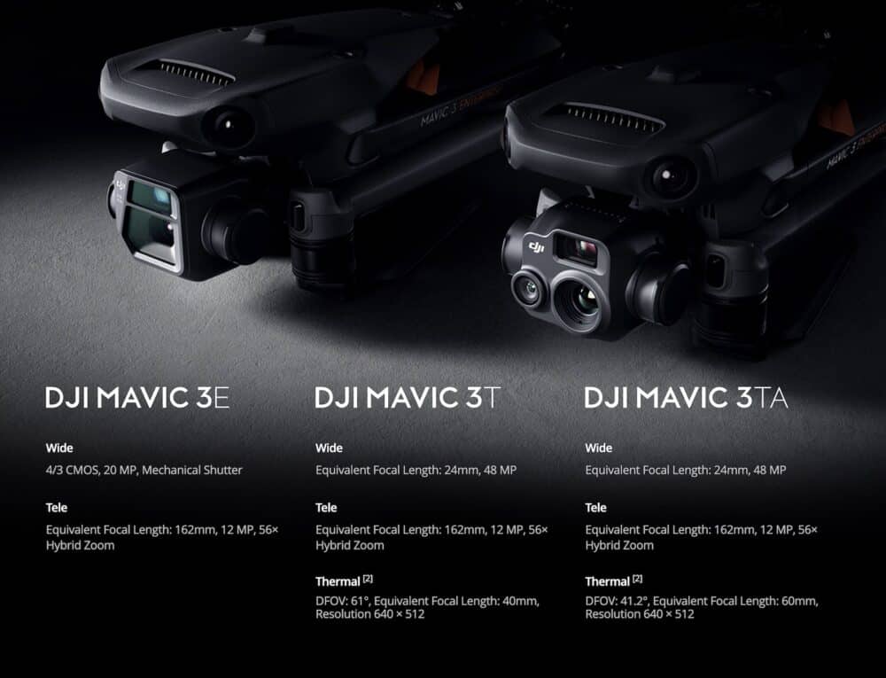 DJI Unveils Mavic 3TA Enterprise Drone With Upgraded Thermal Tech