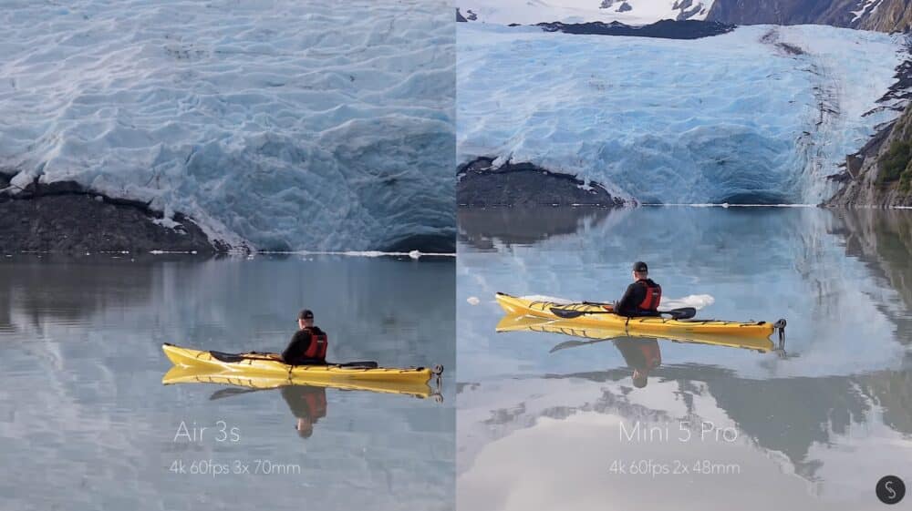 DJI Air 3S Vs Mini 5 Pro: Real-World Comparison On An Alaskan Glacier