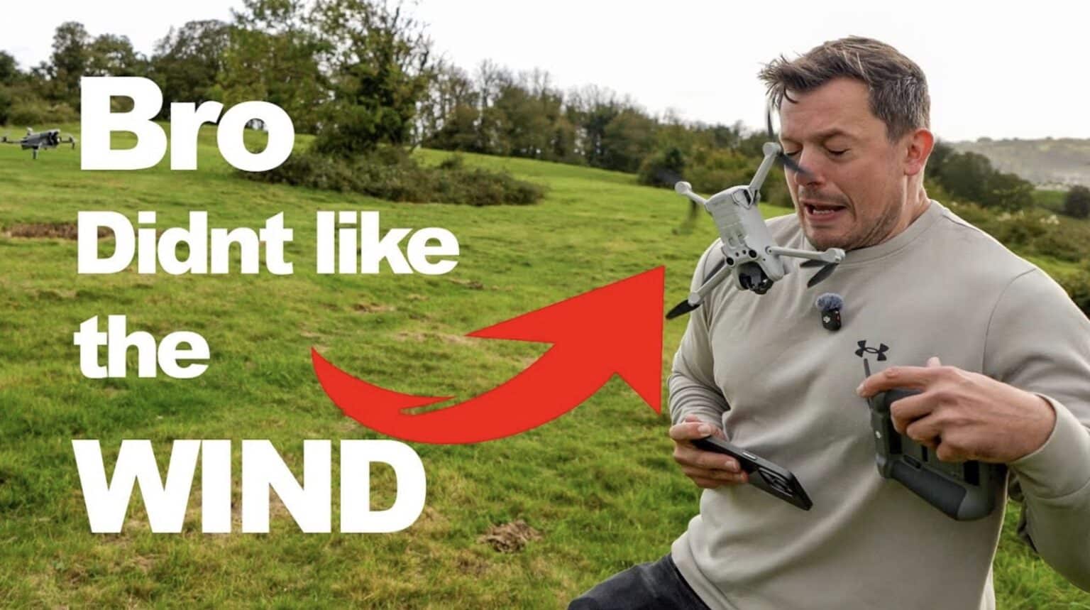 Dji Mini 3 Pro Crashes Into Pilot S Face During Wind Test Mini 5 Pro