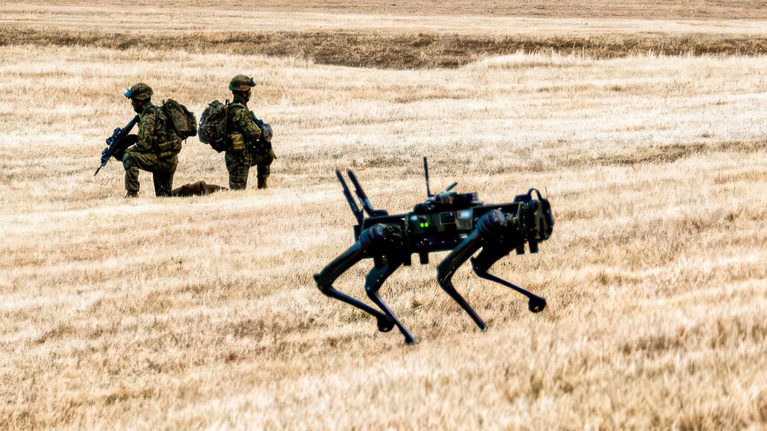 Robot Dogs Join Japan’s Assault Force Test