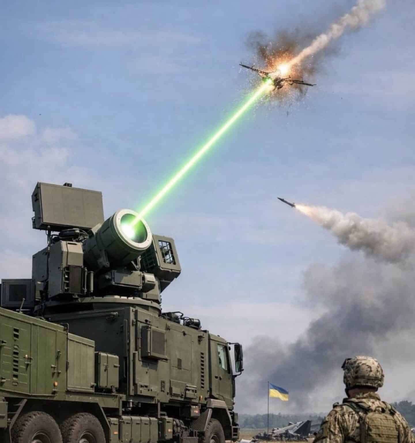 Ukraine's Sunray Laser Burns Drones Out Of The Sky For A Fraction Of ...