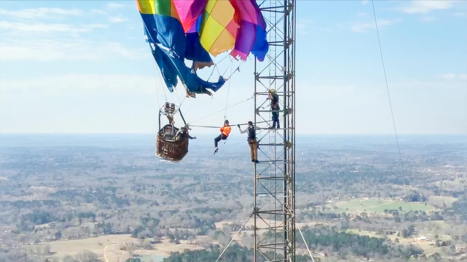925 Feet Up, No Way Down, One Drone Made The Call