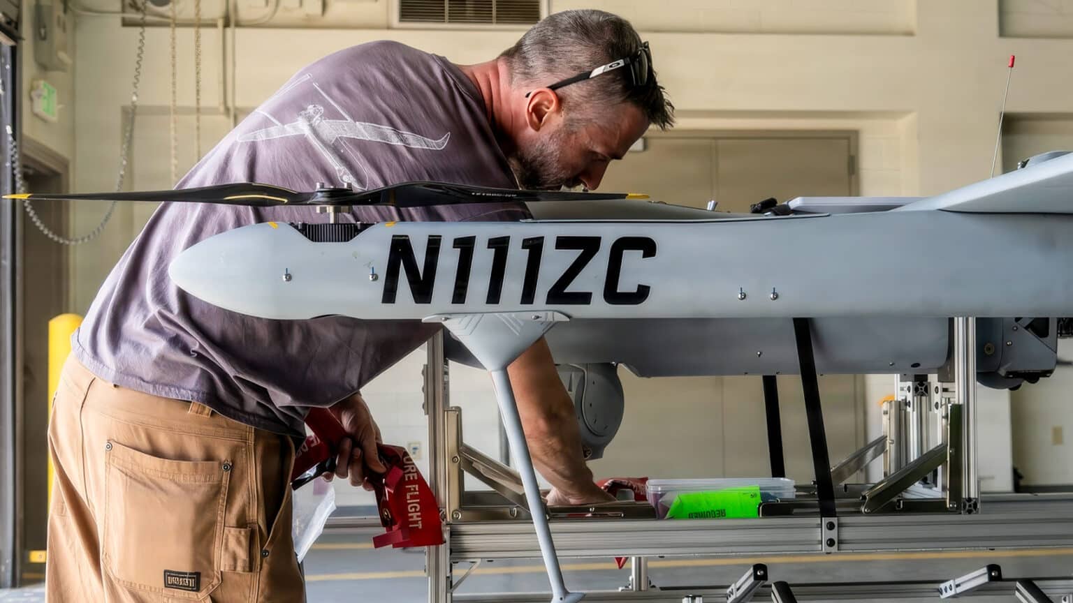 101st Airborne Launches Aerosonde Drone At JRTC