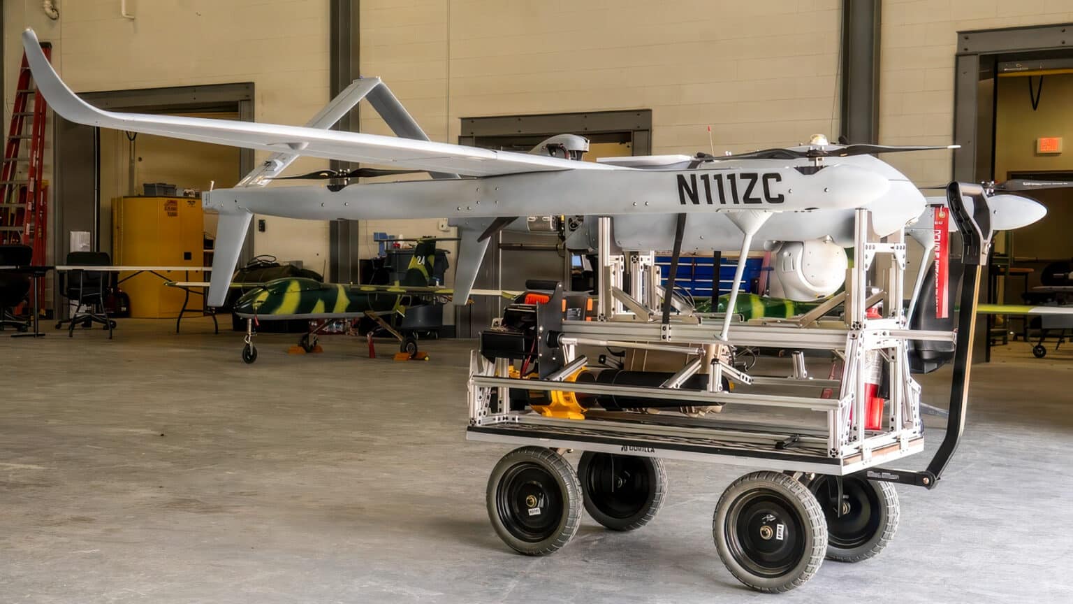 101st Airborne Launches Aerosonde Drone At JRTC